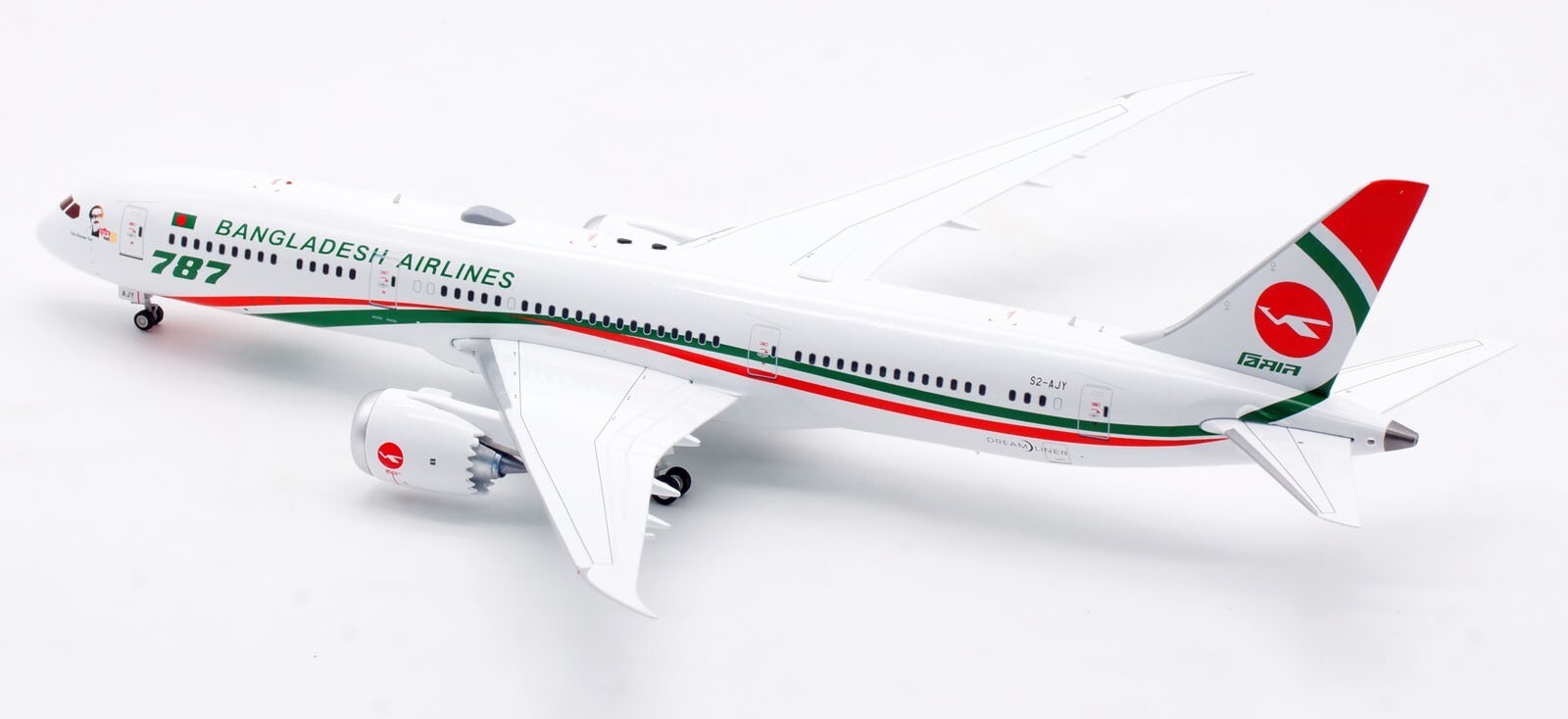 INFLIGHT 1:200 Biman Bangladesh Airlines B787-9 Diecast Aircraft Model ...