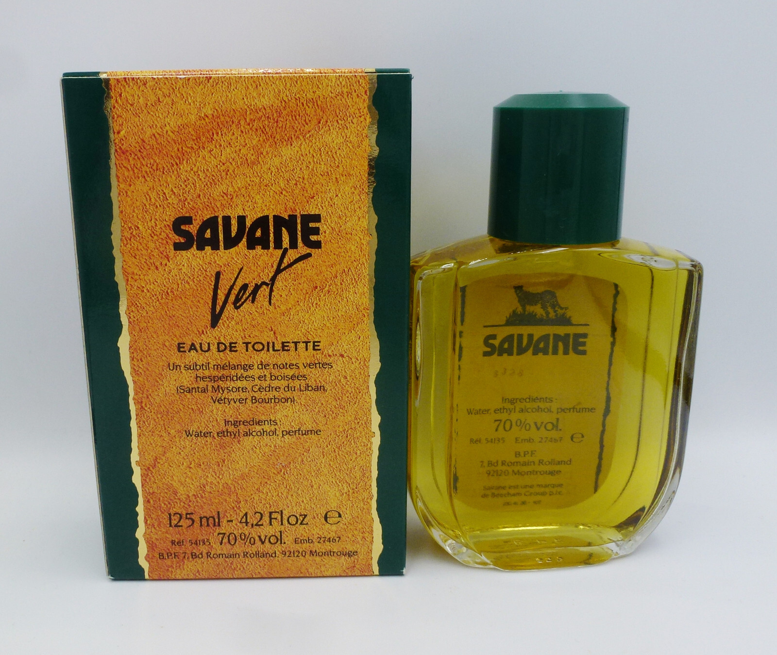 Vintage Savane Vert - Eau de Toilette Spalsh 125 ML | eBay