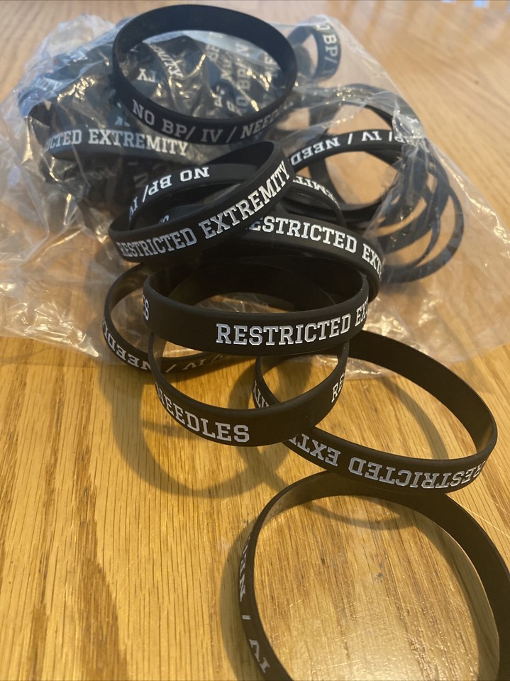 medical alert bracelet NO BP/ IV / Needles | eBay