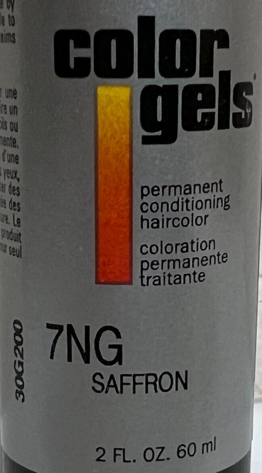 Redken Color Gels Lacquer Permanent Liquid 2oz 7NG Saffron (NEW ...