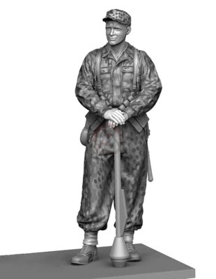 Panzer Art 1/35 Panzerknacker in Camo Coveralls WWII #2 w/Panzerfaust ...
