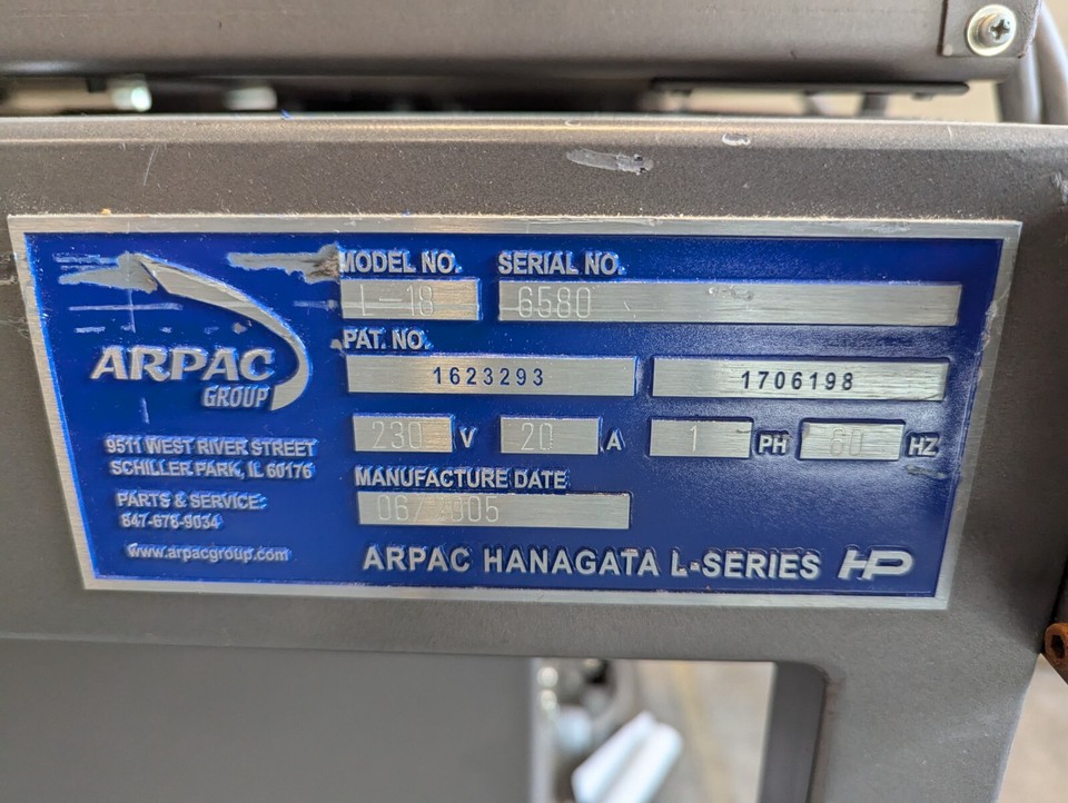 Arpac. L-18 L-Series Shrink Wrapper | eBay