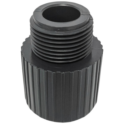Sch 80 PVC 1" Male Adapter Socket X Male NPT Thread | eBay