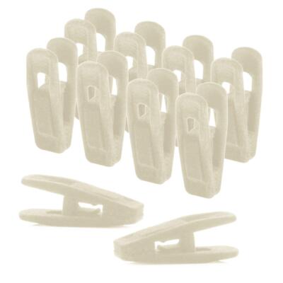 Velvet Clips 10 Pack Ivory Color Non-Slip Clips for Velvet Clothes ...