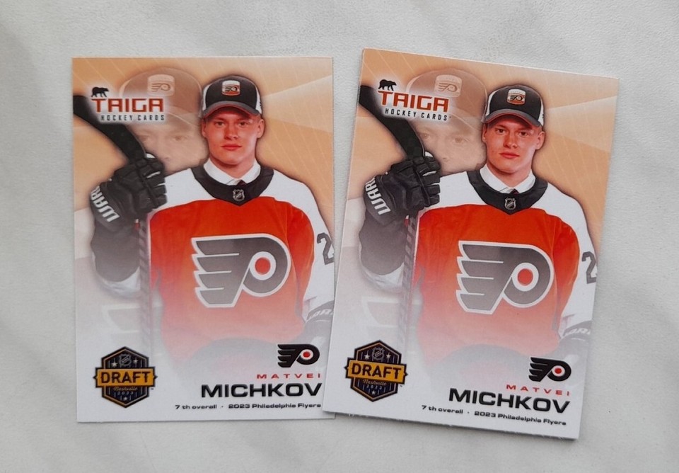 Matvei Michkov - Draft NHL 2023 Philadelphia Flyers Taiga cards | eBay