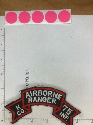 US ARMY K Co. AIRBORNE RANGER 75th Inf. SCROLL PATCH | eBay