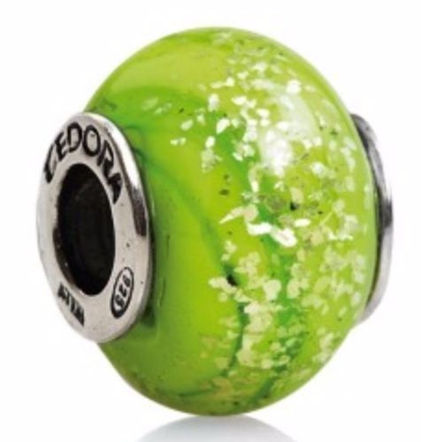 ORIGINAL TEDORA AUTHENTIC MURANO GLASS BEADS VETRO STERLING ARGENTO 925 ...