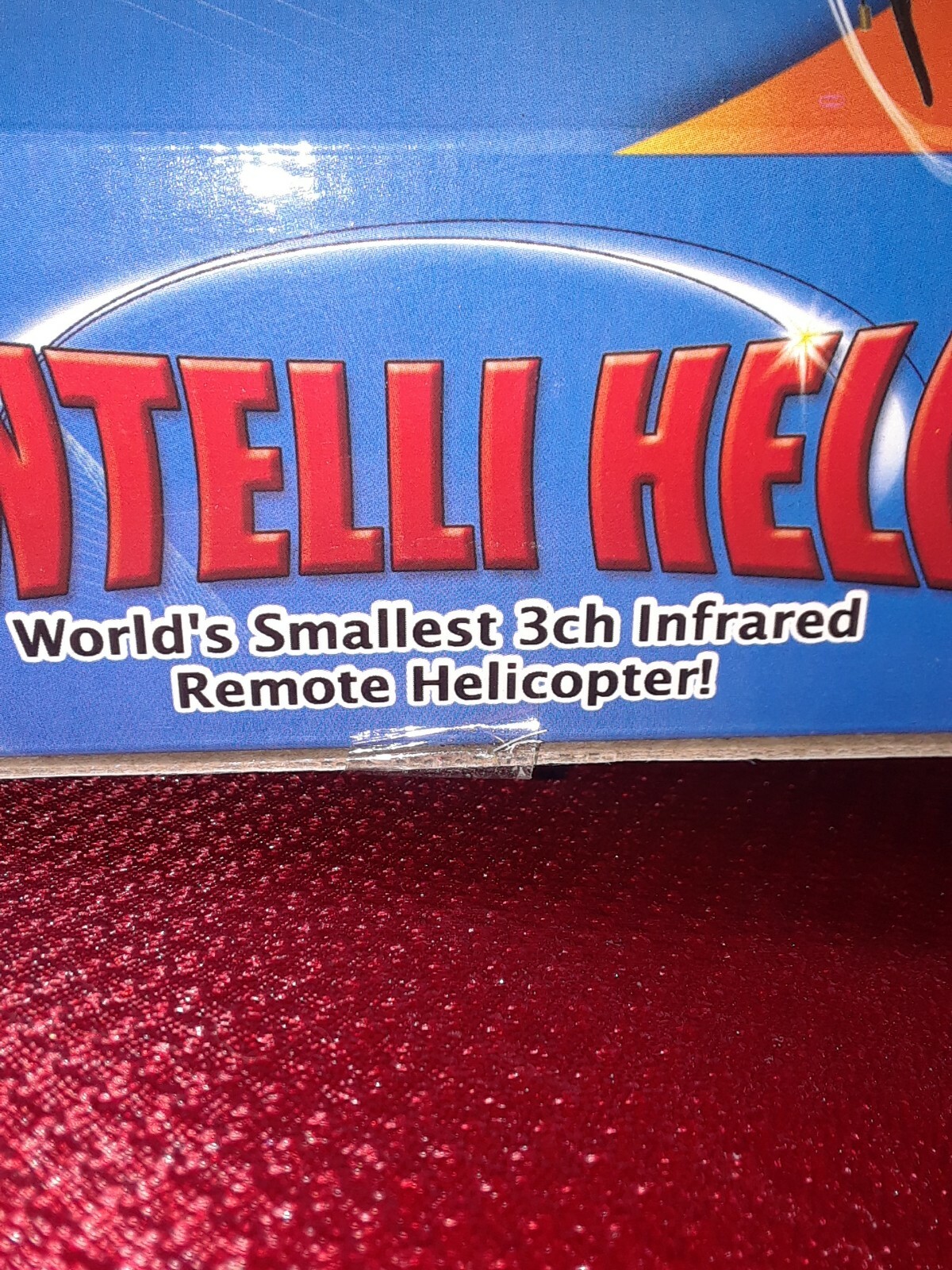 REMOTE CONTROL BLACK HELICOPTER RC Intelli Heli World Tech 3 ch channel ...