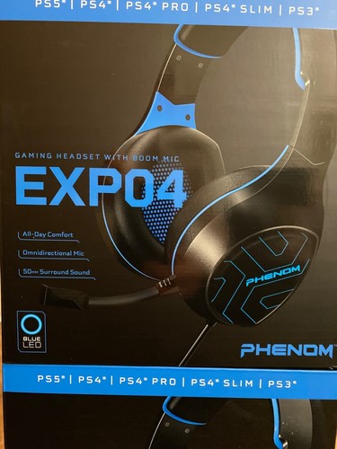 Phenom EXP04 Gaming Headset (PlayStation 4, 5 Compatible) NEW In Box ...