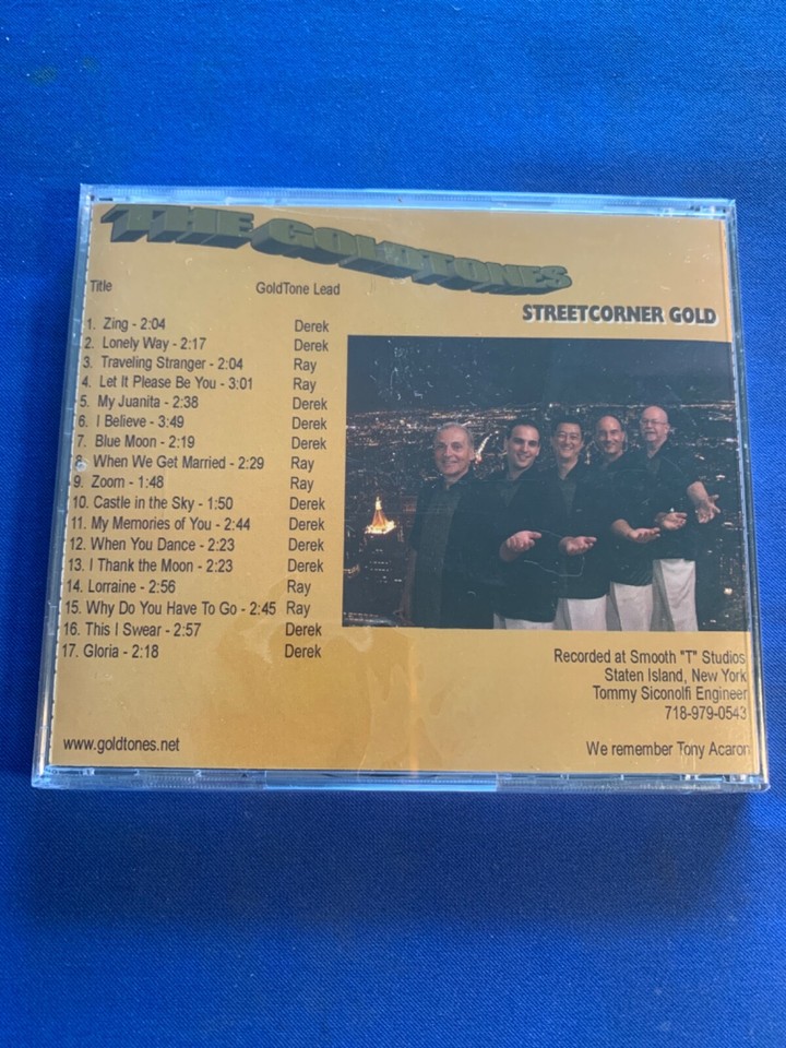 Street Corner Gold Acappella Doo Wop (CD) 17 Tracks……BRAND NEW ...