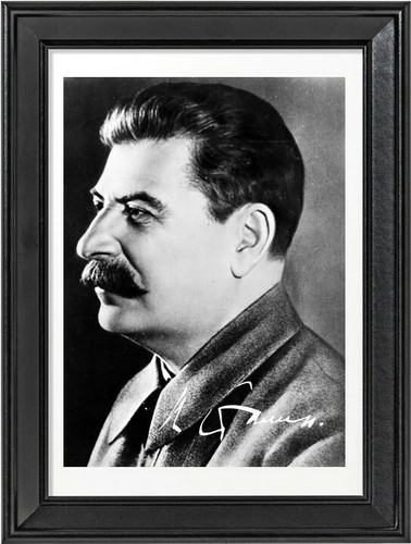 Josef Stalin Autogramm mit Bilderrahmen Fotorahmen Autograph Иосиф ...