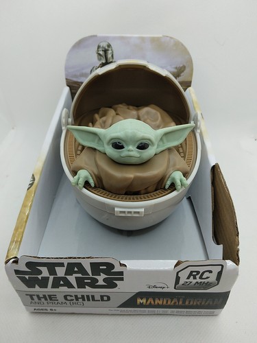 Mandalorian Baby Yoda Star Wars Disney The Child Remote Control Pram ...