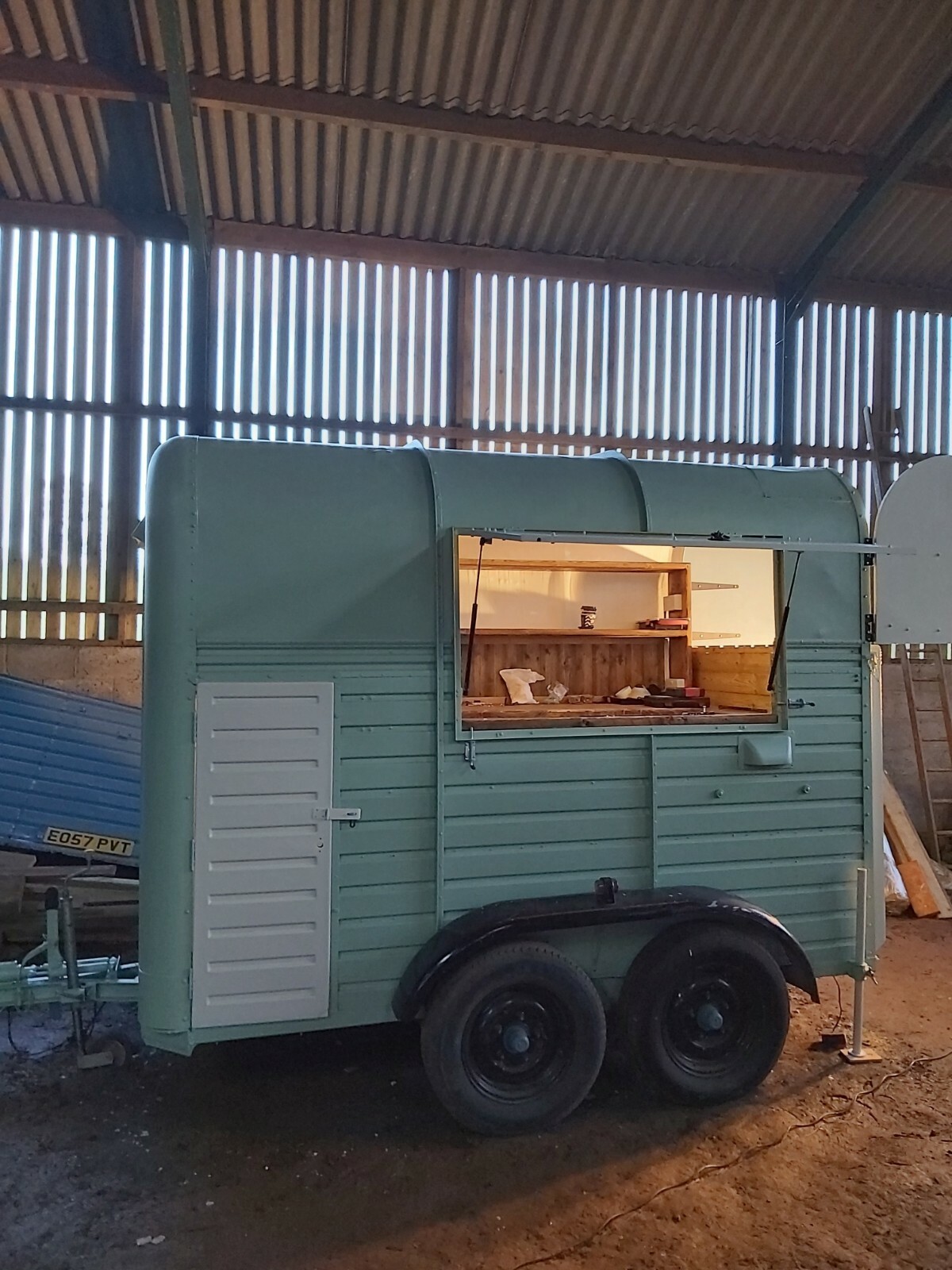 Vintage Rice horse box bar, coffee or catering trailer | eBay UK