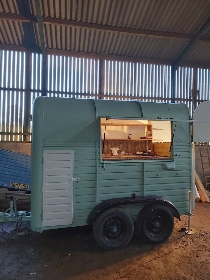 Vintage Rice horse box bar, coffee or catering trailer | eBay UK