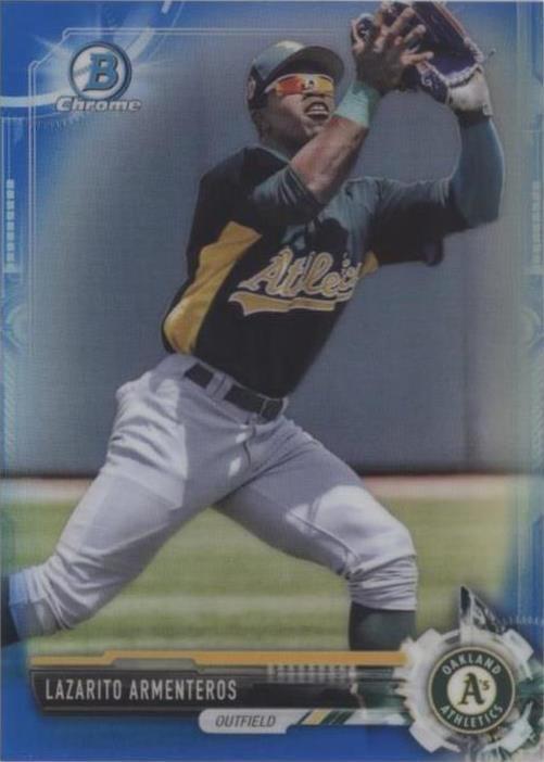 2017 Bowman Draft - Chrome Lazaro Armenteros #BDC-135 Blue Refractor ...