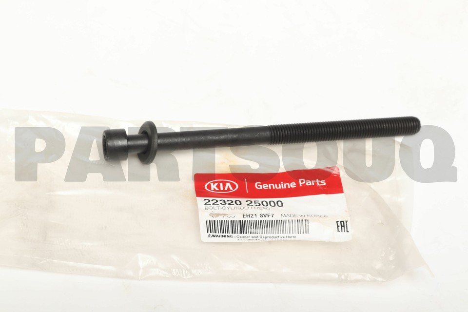 2232025000 Genuine Hyundai / KIA BOLT-CYLINDER HEAD | eBay