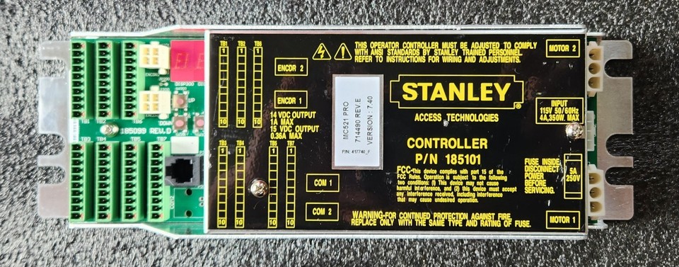 Stanley MC521 Pro Automatic Door Control Board Dual Core (For Rebuild ...