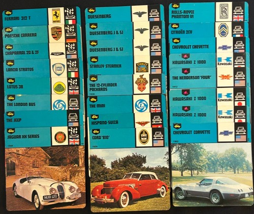 1978 Edito-Service Auto Rally Photo Cards 5" X 4.75" Group Lot (59) + 9 ...