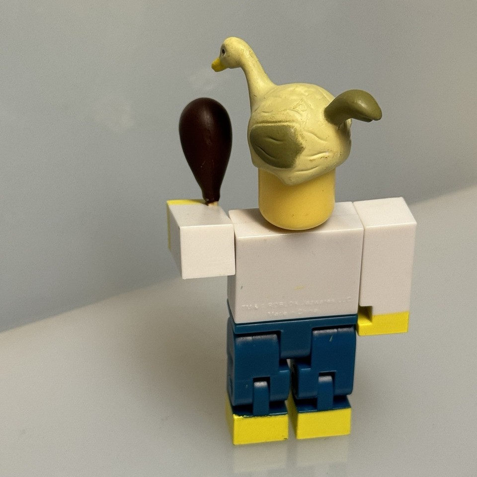 ROBLOX Series 1 Shedletsky Blame John Figure W/Bird Helmet & Turkey Leg ...