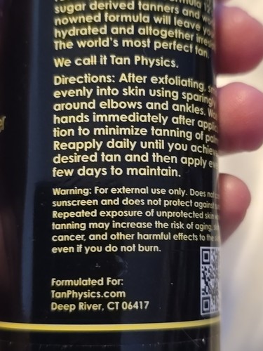 Tan Physics True Color Sunless Tanner Tanning Lotion 8oz | eBay