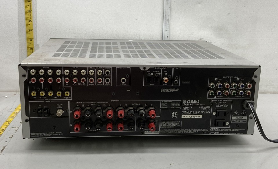 Yamaha HTR-5935 5.1-Ch AV Receiver 110WPC Cinema DSP Home Theater | eBay