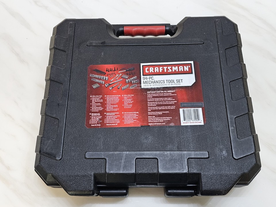 Craftsman MADE IN USA 94 Pc Mechanics Tool Set , Vintage | eBay