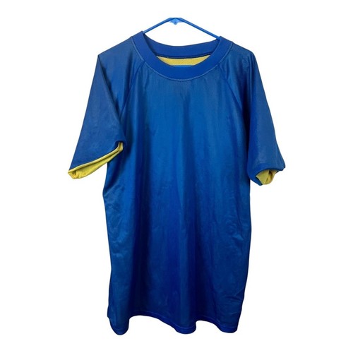 Mens Reversible Jersey T-Shirt Tee Shirt Sports Practice Scrimmage Blue ...