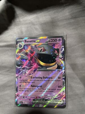 Pokémon TCG Banette ex Scarlet & Violet Base Set 088/198 Holo Double ...