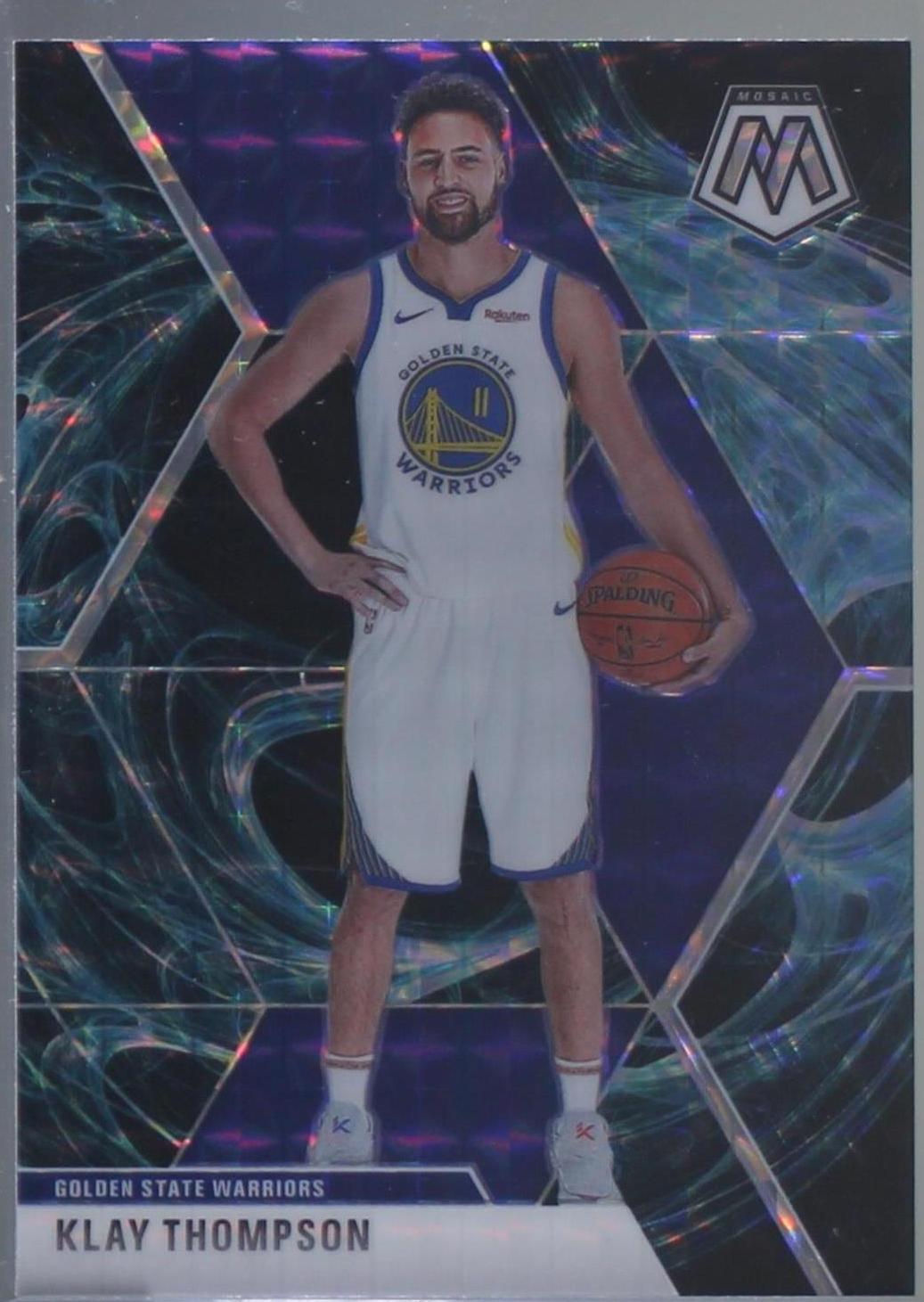 2019-20 Panini Mosaic - Klay Thompson #80 Genesis Prizm for sale online ...
