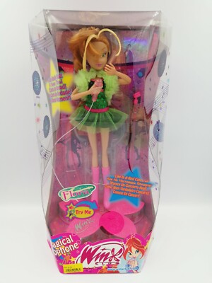 Winx Club Flora Magical Microphone Rainbow 2010 HTF | eBay