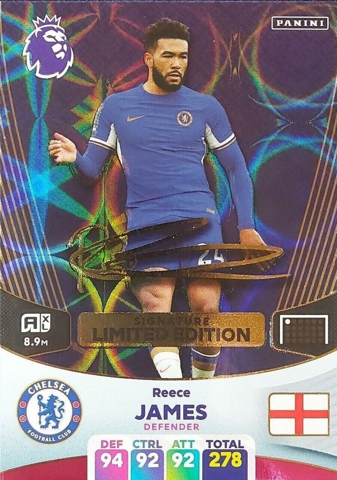 Panini Premier League Adrenalyn 2024 23 24 Limited Legend Golden Baller ...