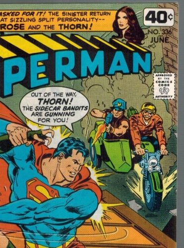 Superman 336 The Rose & The Thorn! VF 1979 DC Comic | eBay