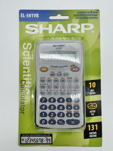 SHARP EL-501V Scientific Calculator NEW | eBay