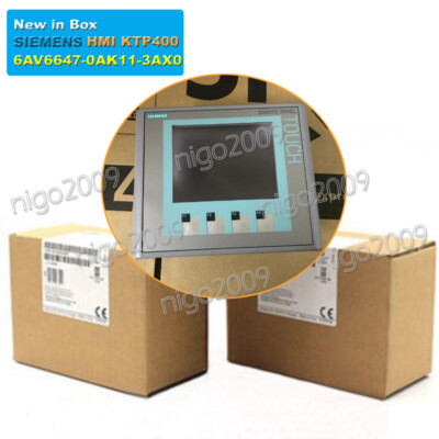 New KTP400 BASIC COLOR PN KTP400 6AV6647-0AK11-3AX0 SIEMENS KEY TOUCH ...