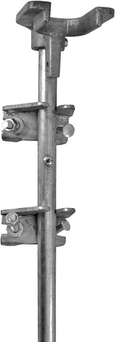 36" Chain Link Drop Rod/PIN Latch for 1-3/8" Frame Double Gate Chain ...