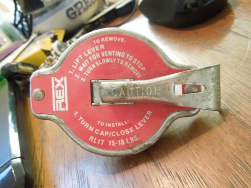 REX RL17 15-18 LBS. Radiator Cap Vintage | eBay