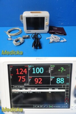 Philips VS3 SureSigns 863073 Spot Vitals Monitor W/ NBP, SPO2 & TEMP ...