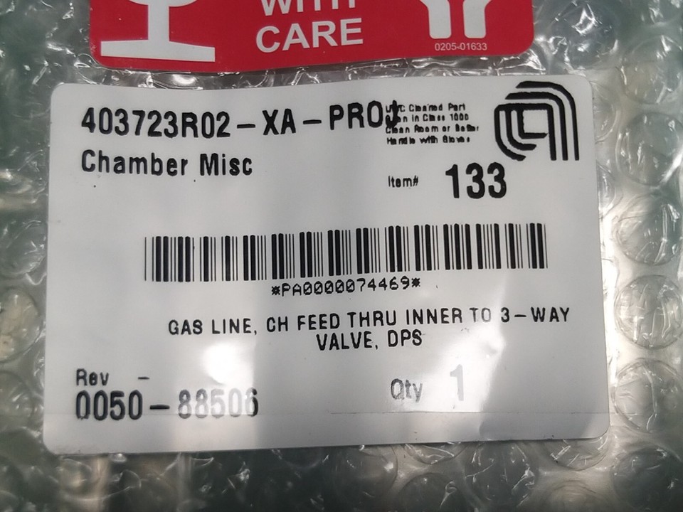 AMAT 0050-88506 GAS LINE CH FEED THRU INNER TO 3-WAY VALVE DPS, NEW | eBay