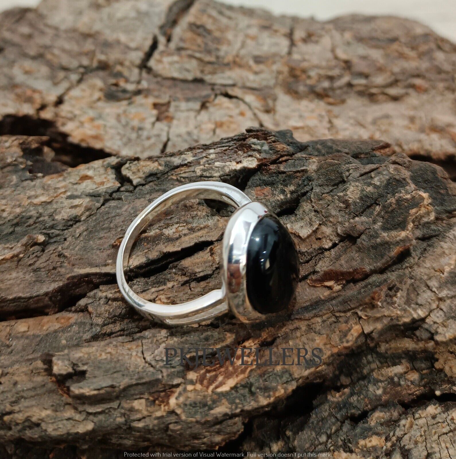 Solid 925 Sterling Silver Natural Black Onyx Gemstone Ring Jewelry S 8 R-278 | eBay