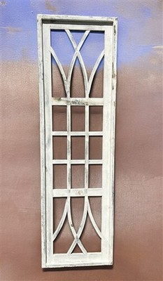 White Wood Rectangular Window Frame, Decorative Panel, Architectural ...