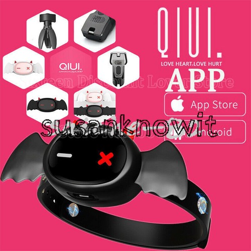 APP Remote Control Male Chastity Belt Cage Devil Electri Shock Collar ...