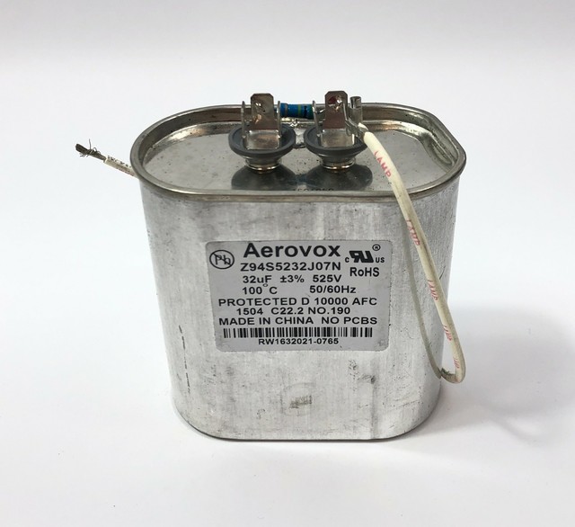Phillips Advance Aerovox Z94S5232J07N Condenser 32 UF 50/60 Hz 525v ...