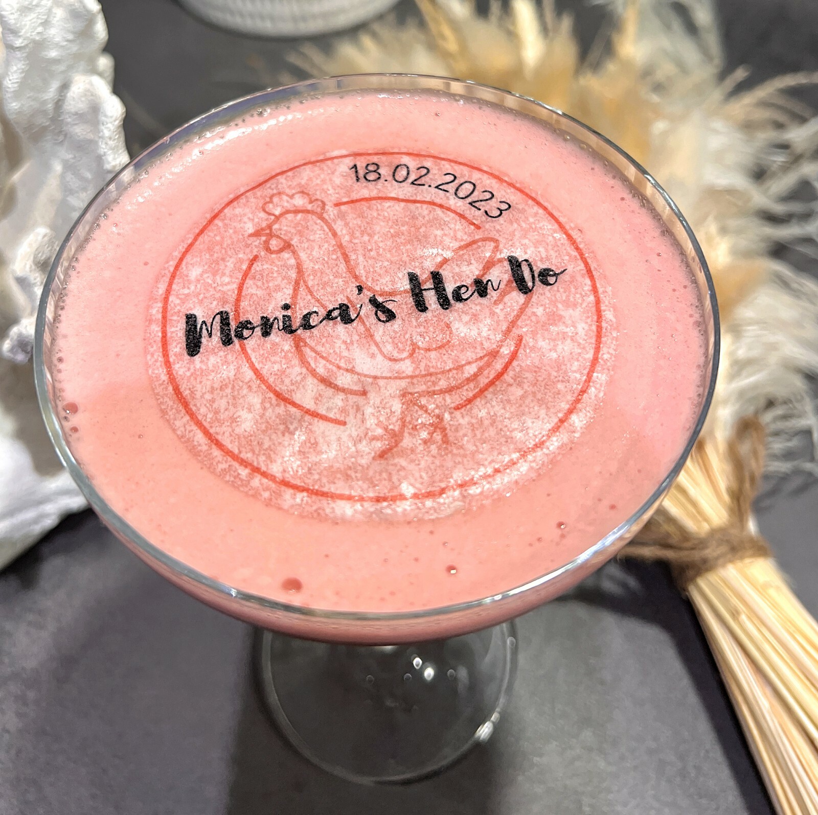 Personalised Hen Do Edible Cocktail Drink | Grelly UK