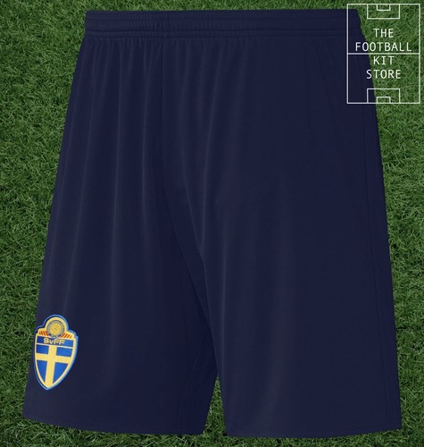 Sweden Away Shorts - Official adidas SVFF Football Shorts - Mens - All ...