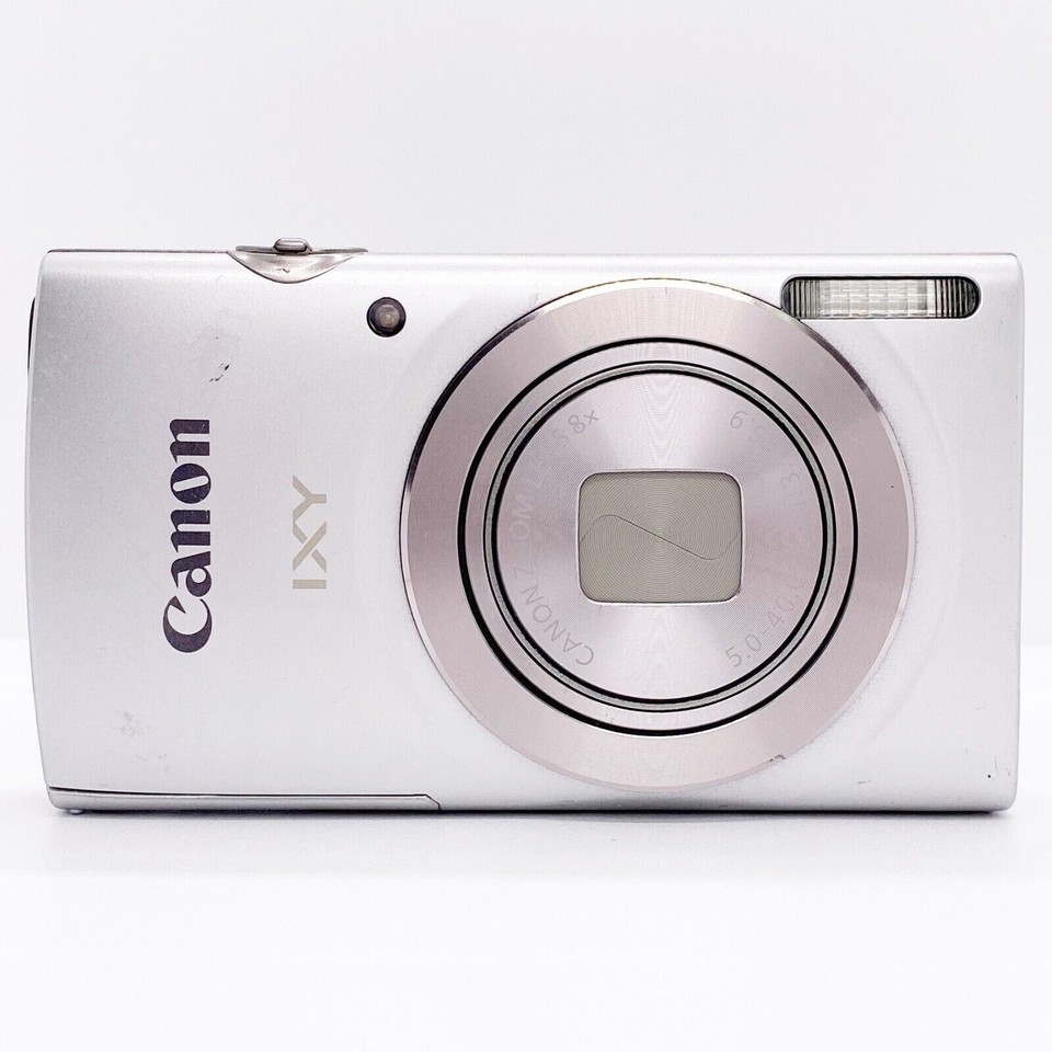 Canon IXY 180 Silver PowerShot ELPH 180 IXUS 175 20MP 8x Digital Camera ...