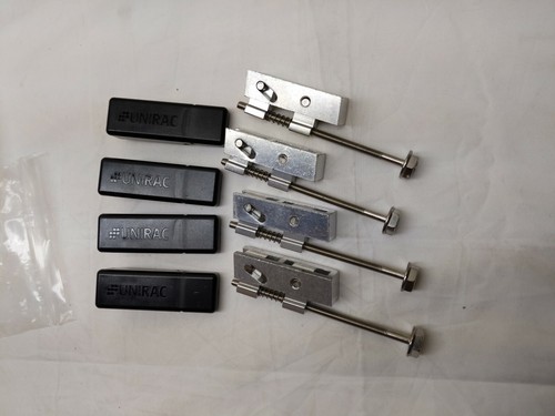 Qty 4 - Unirac 302035M Pro Series Small End Clamp with End Cap - 1 pack ...