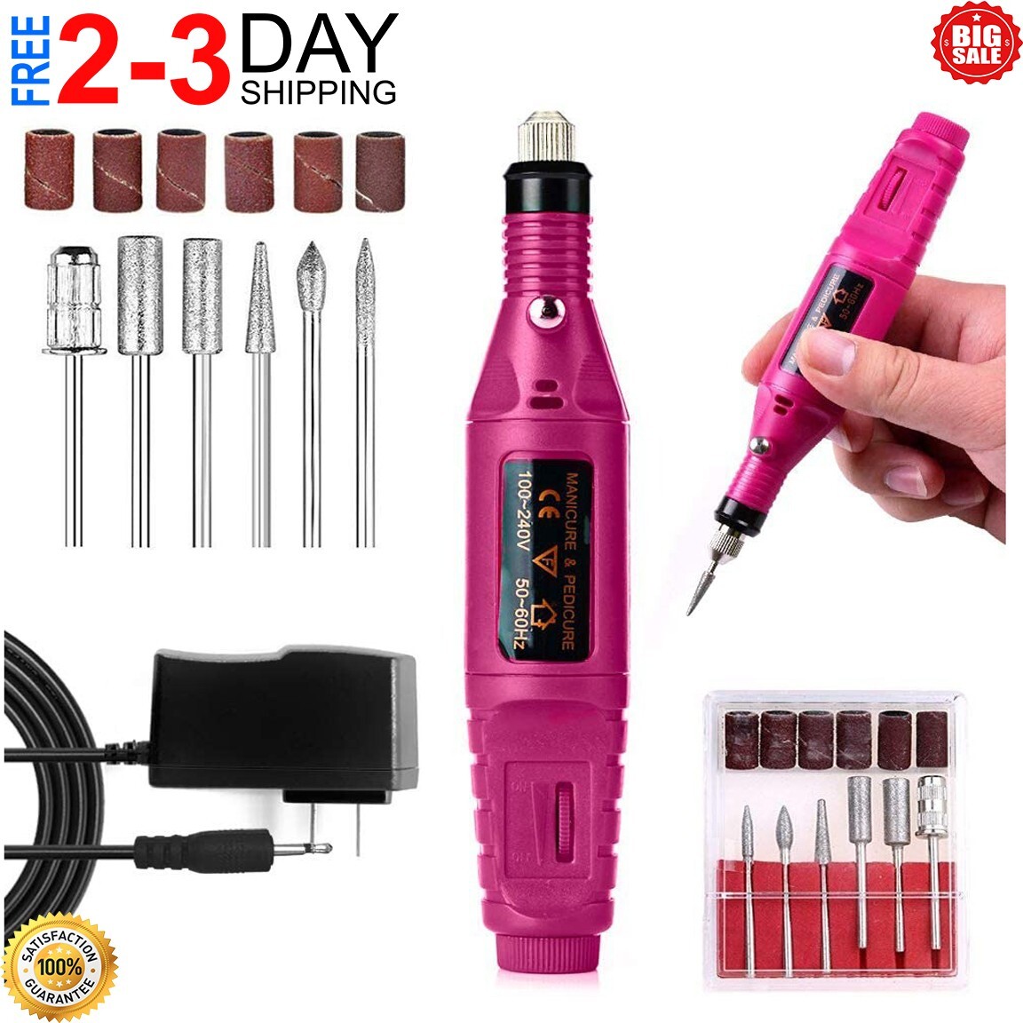 Professional Toe Nail Grinder For Thick Toenails Set Self Manicure And ...