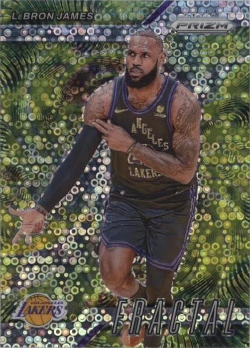 2024-25 Panini Prizm - Fractal LeBron James #3 Fast Break Prizm for ...