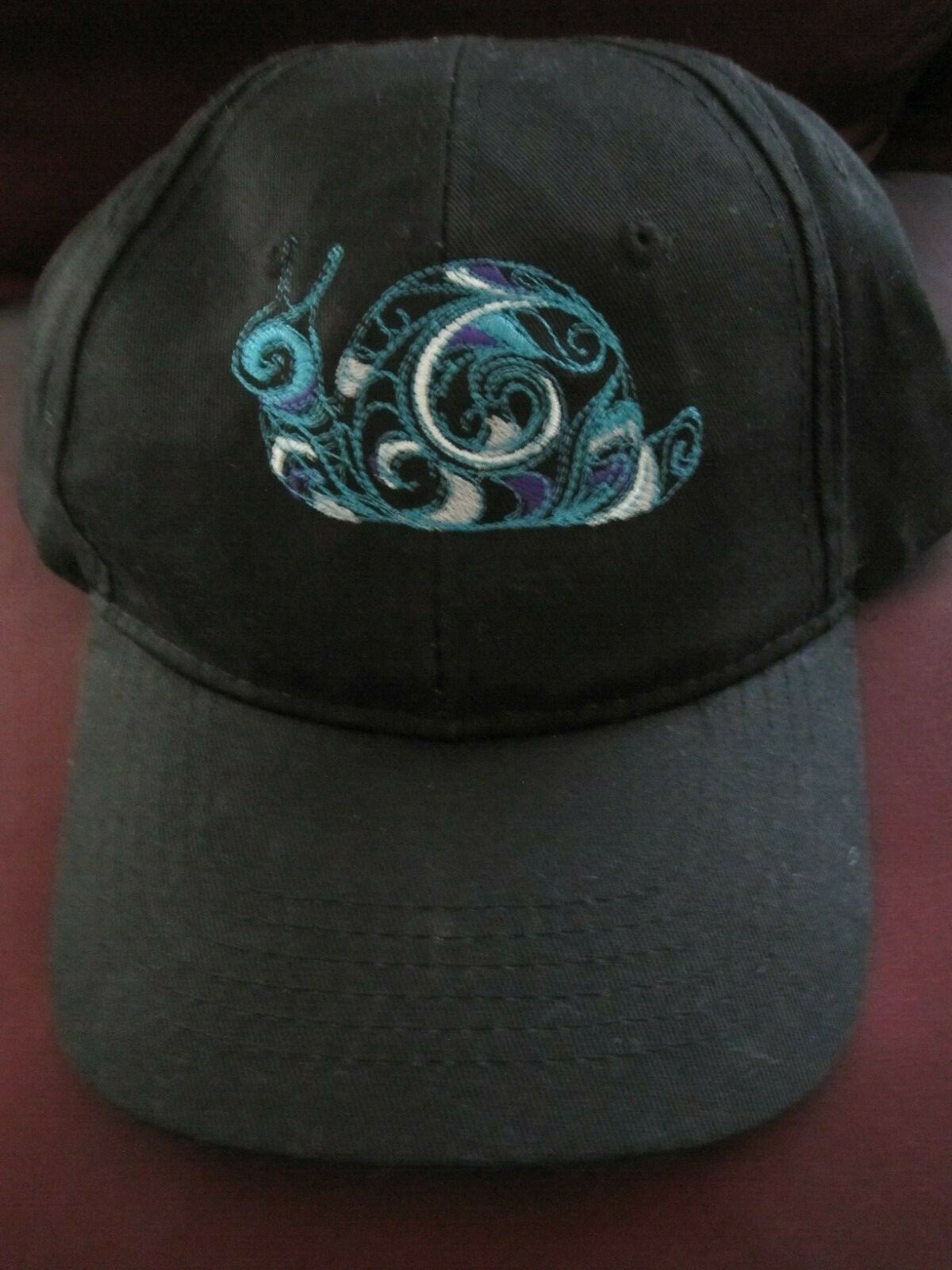 Swirly Snail Embroidered Baseball Style Cap | eBay