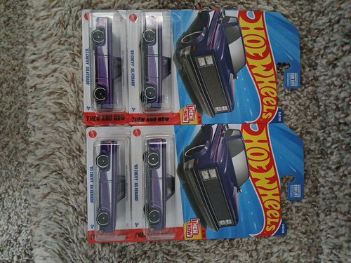 Hot Wheels Dollar General Exclusive Purple 83 Chevy Silverado Lot of 4 ...